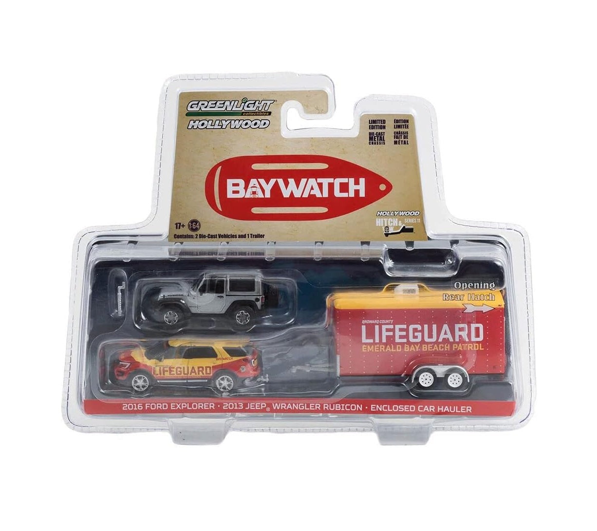 Baywatch Set Emerald Bay Beach Patrol Lifeguard - Greenlight - Scala 1 ...